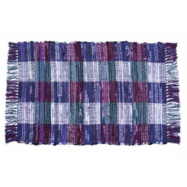 30 x 44 in. Chindi Rug, Multi Check - Walmart.com