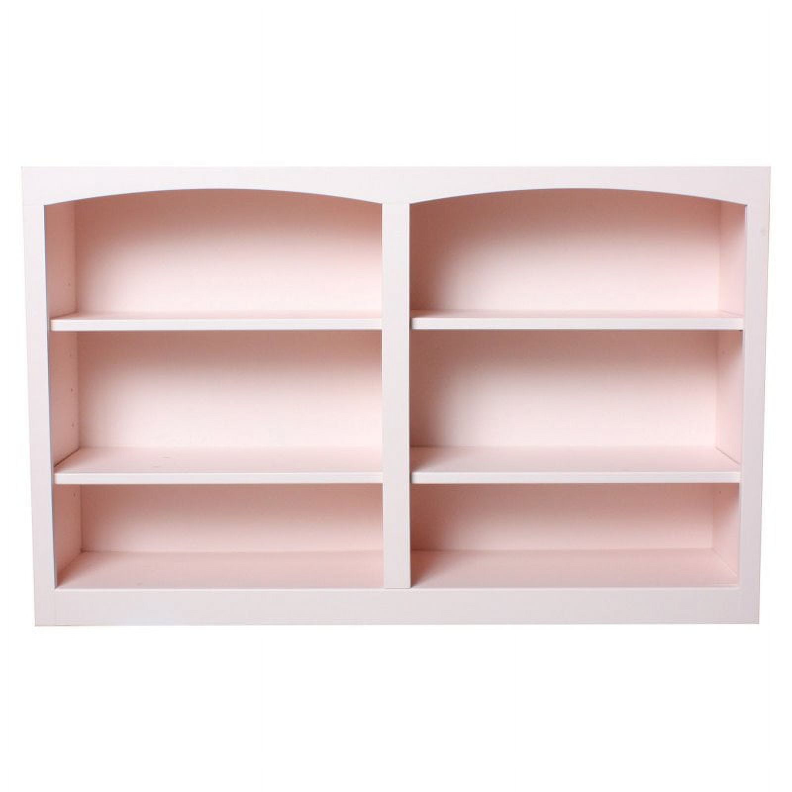 30" x 48" Pine Wood Bookcase in Blush Pink - Built in the USA - Walmart.com