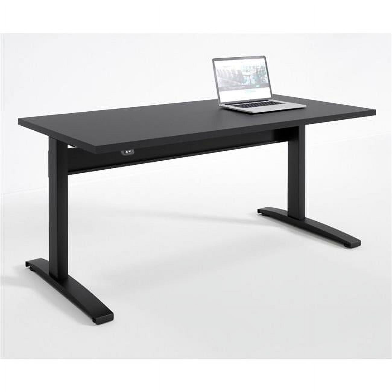 30 x 48 in. RightAngle Black with Black Base Bonita Electric Height ...