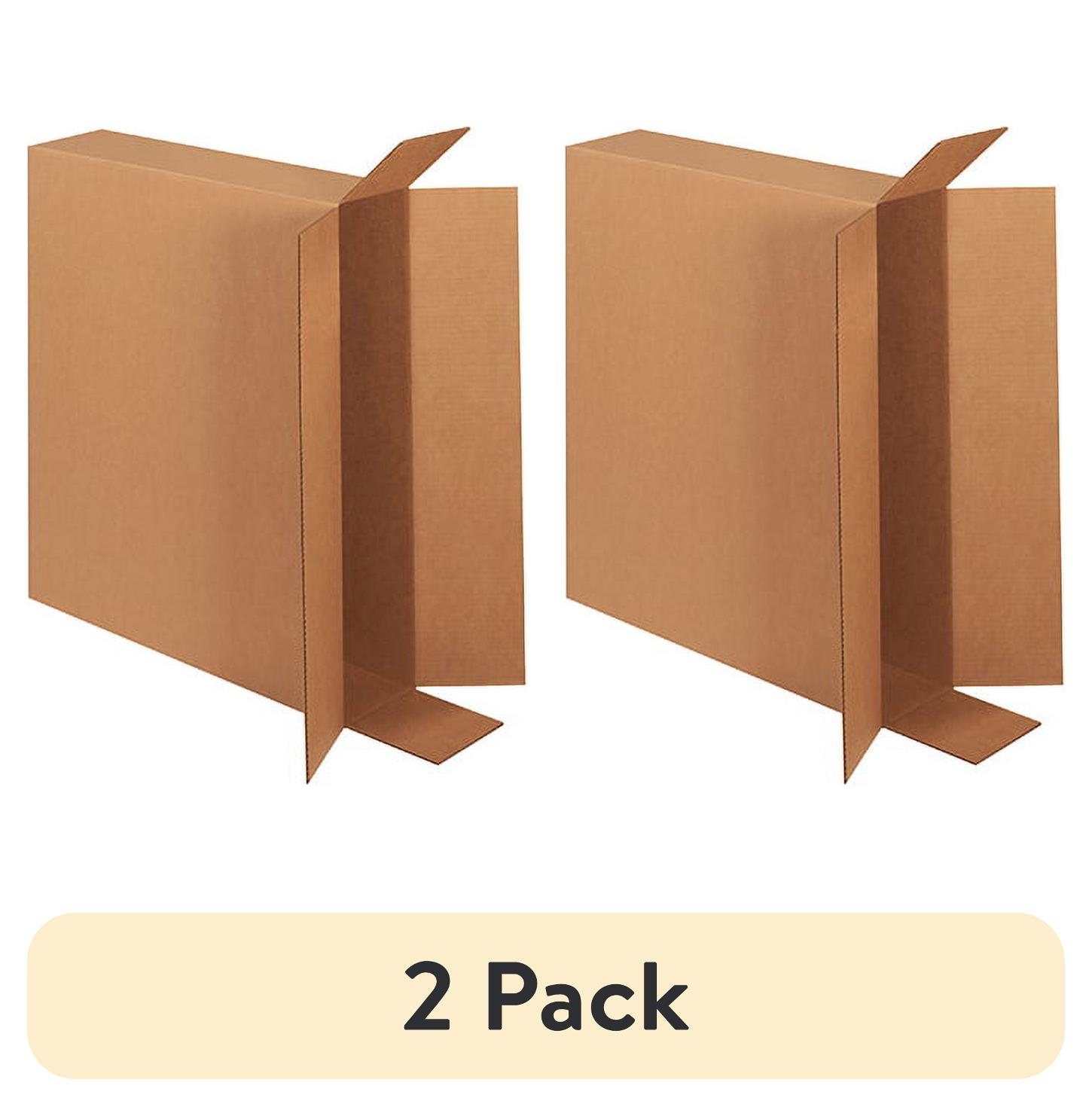 (2 pack) Box Partners Side Loading Boxes 30" x 6" x 24" Kraft 10/Bundle ...