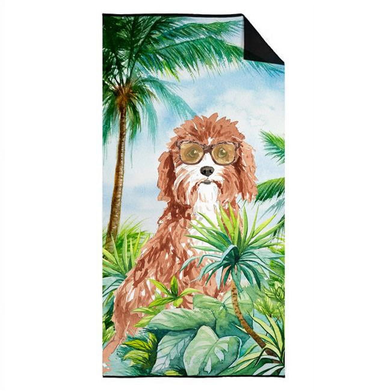 30 x 60 in. Cavapoo Premium Beach Towel - Walmart.com