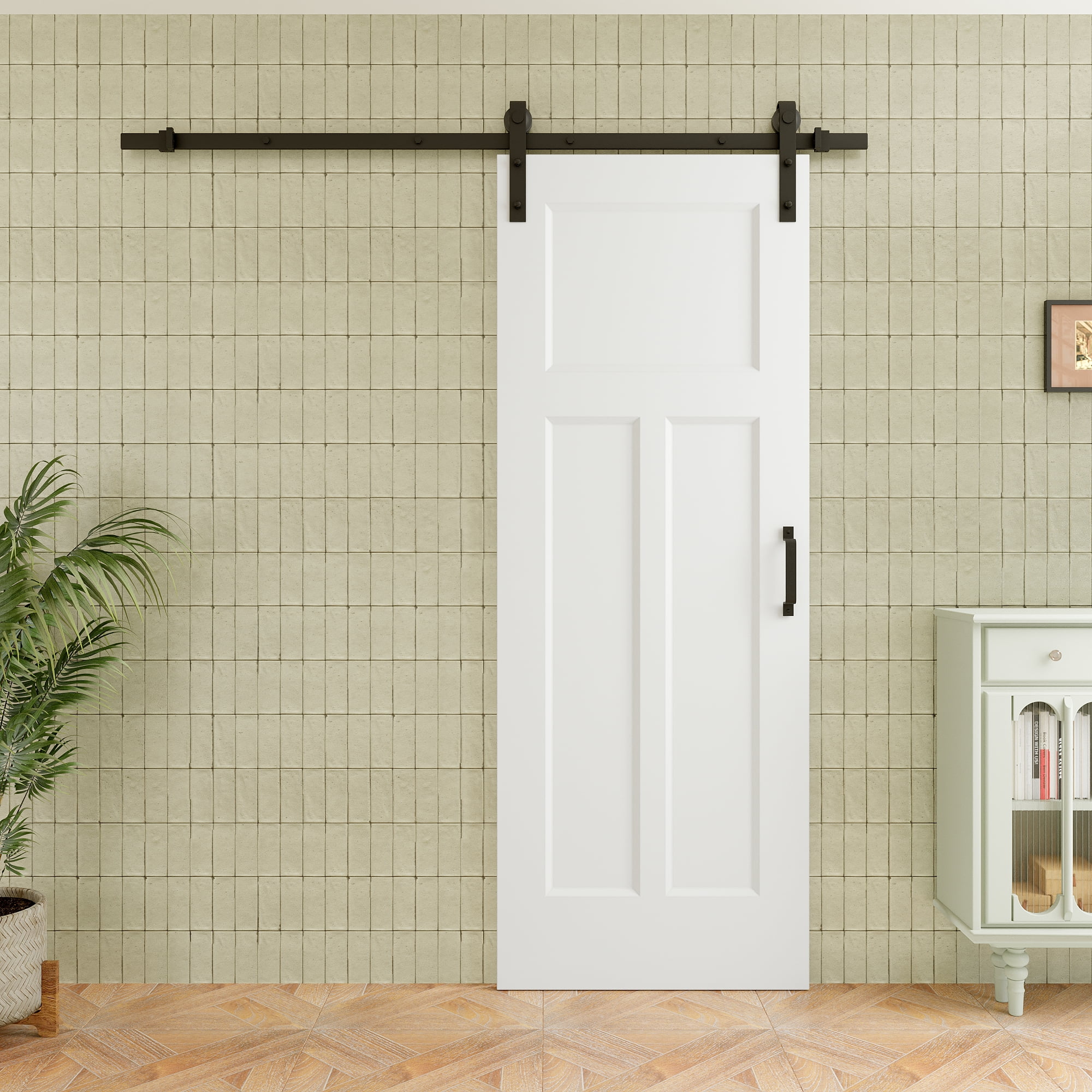 30" x 80" T Shape Waterproof White Primed Solid Core Composite MDF Wood ...