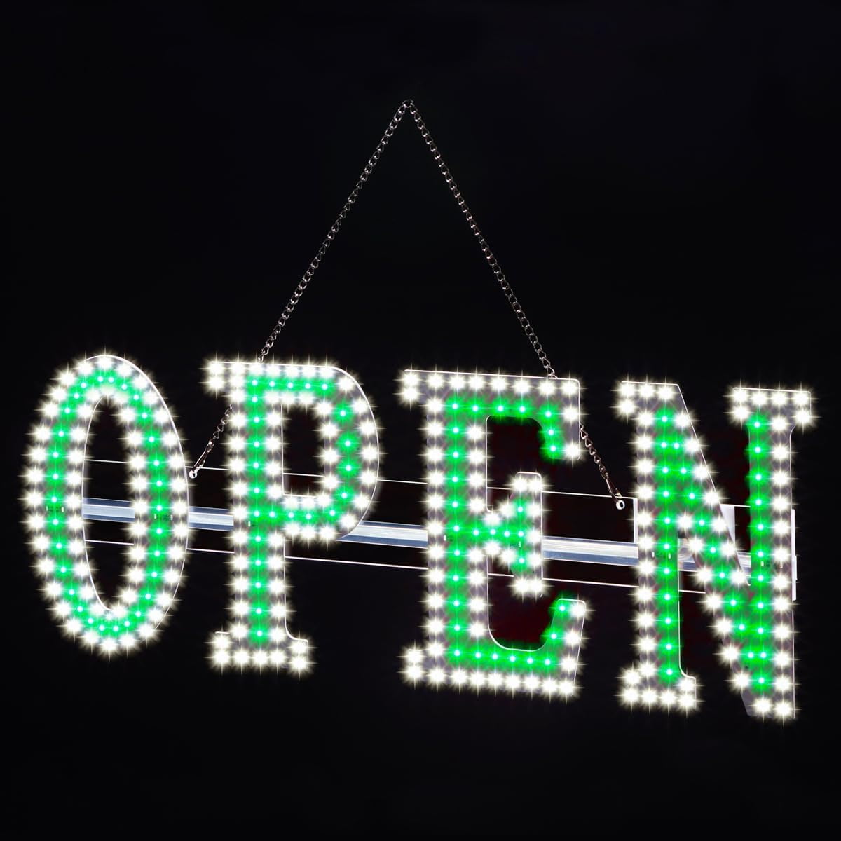 30"x10" LED Open Signs for Business, Ultra Bright Extra Jumbo LED Neon ...