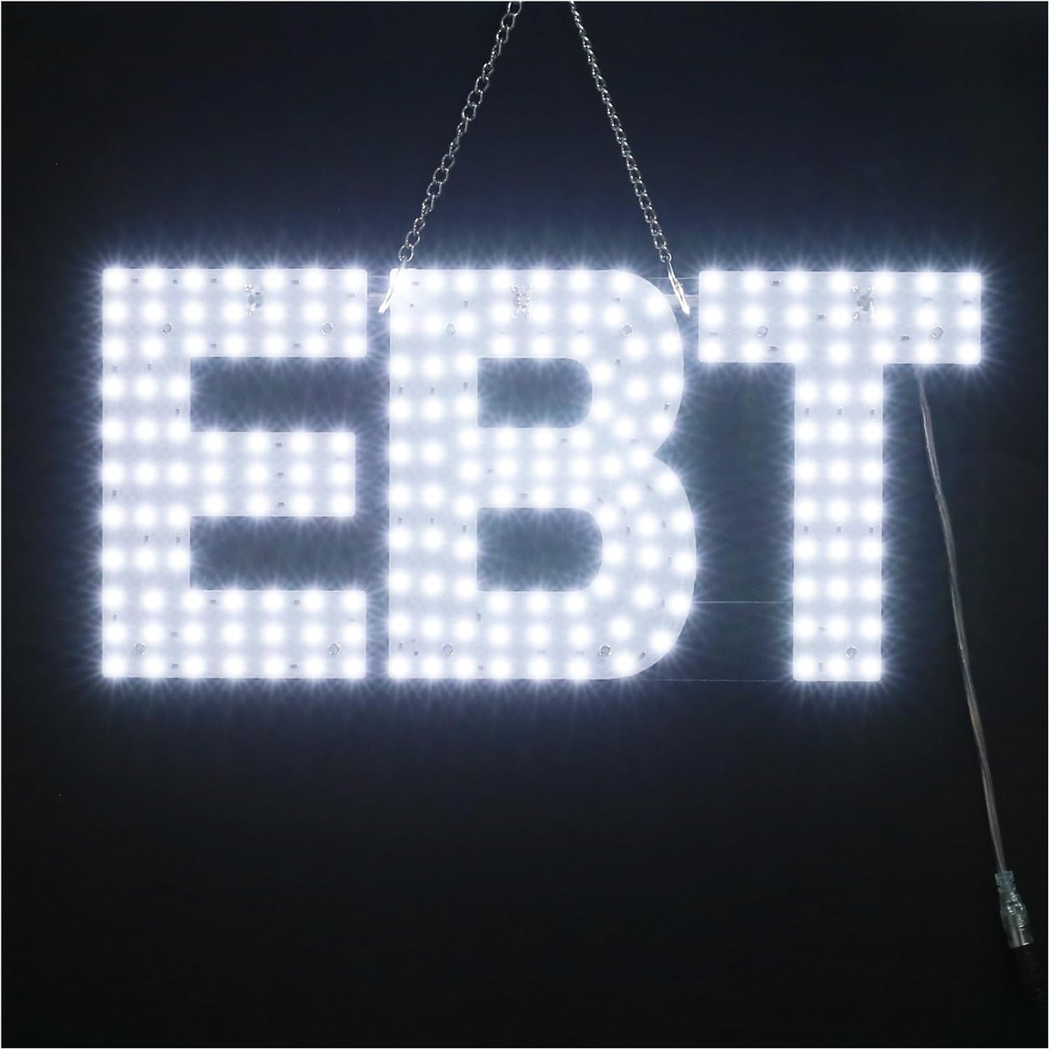 30"x10" Large EBT Signs for Shops, Bright Design EBT Sign with ...