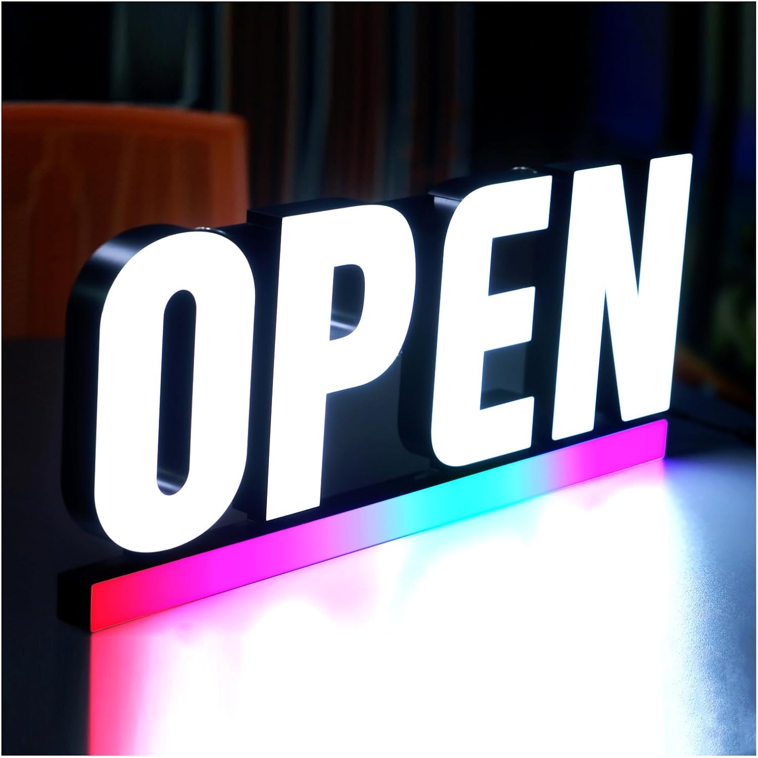 30"x13" Extra Jumbo LED Open Sign, Ultra Bright Unique Design Open ...