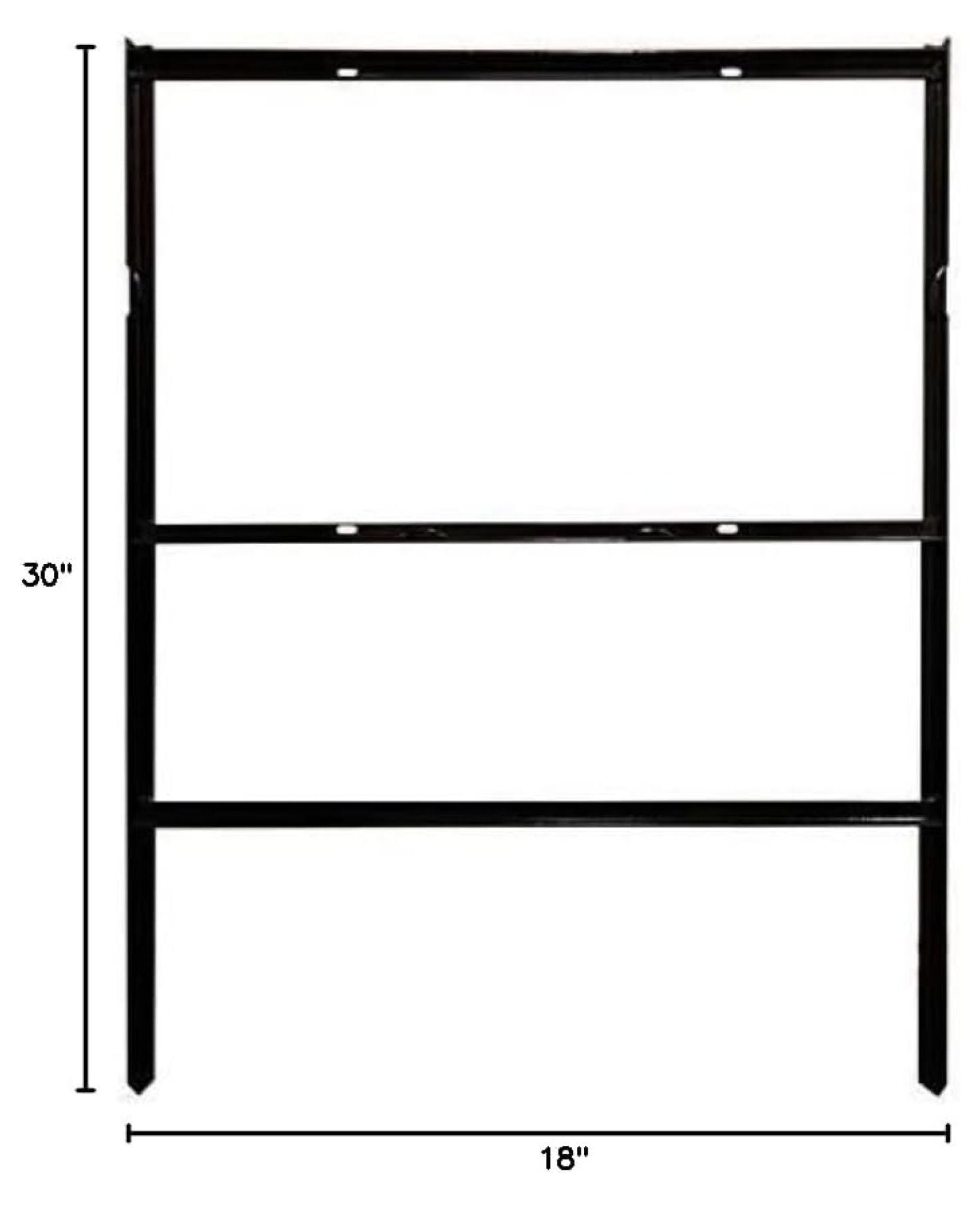 30"x18" Slide-in Angle Iron Real Estate Sign Frame - Walmart.com