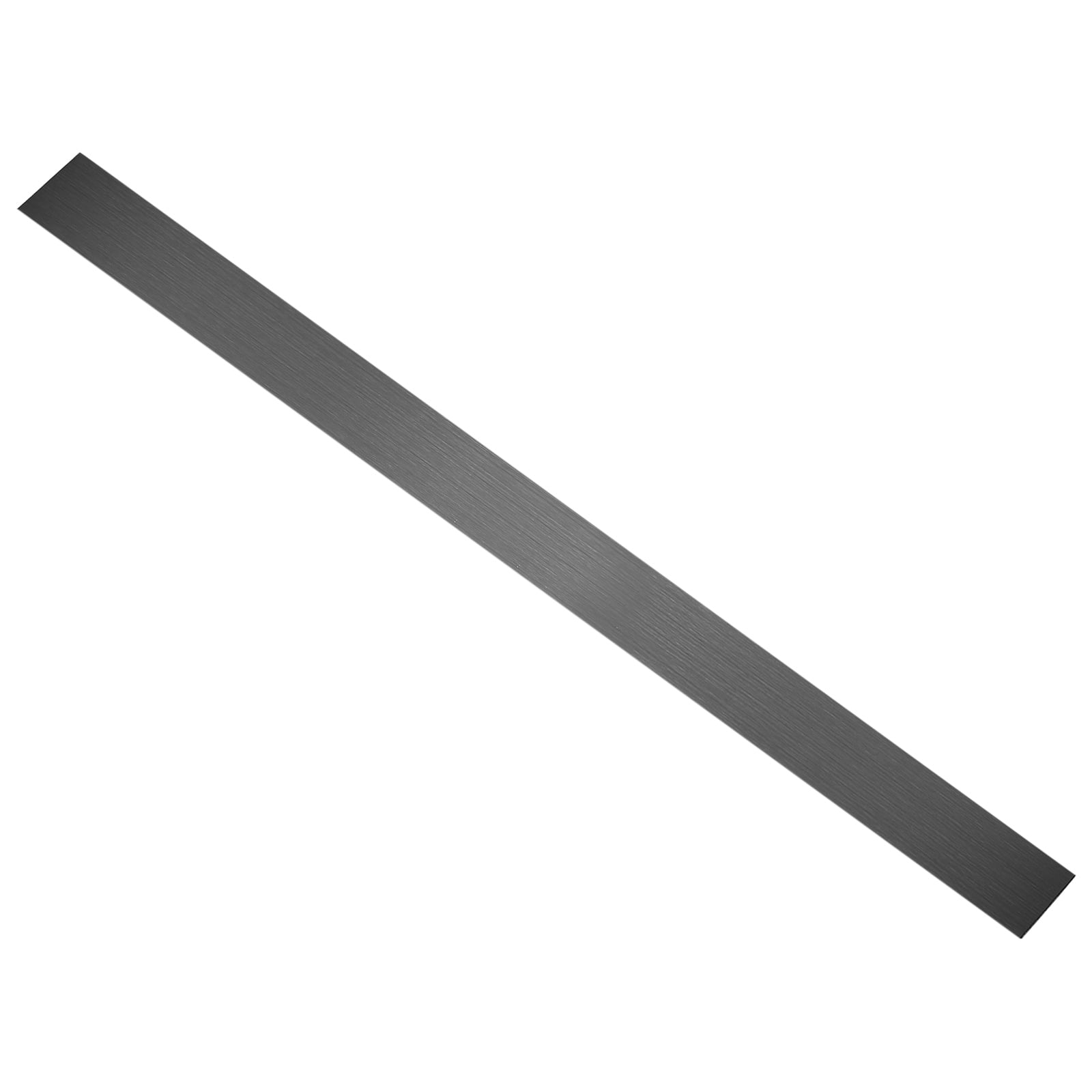 30"x2" Self-Adhesive 304 Stainless Steel Sheet Gap Filler, Brushed ...