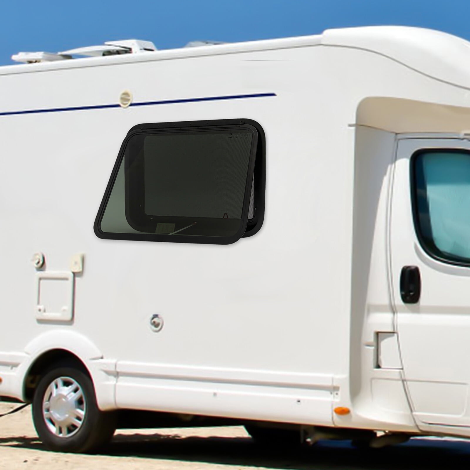 30"x22" RV Exit Window Trailer Emergency Push Out Window Vent Hatch 38 ...