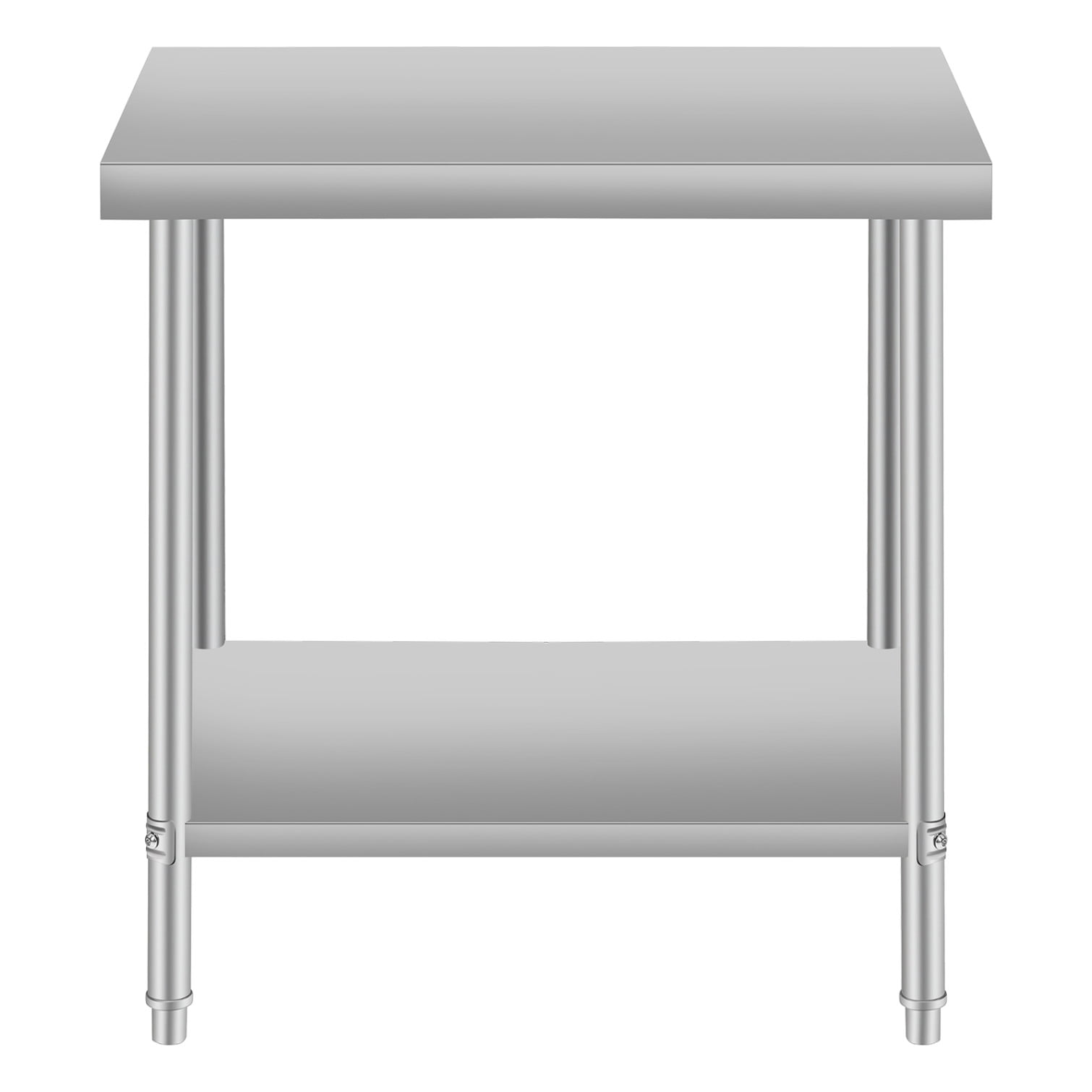 30''x24'' Commercial Kitchen Prep Table with Stainless Steel Work ...