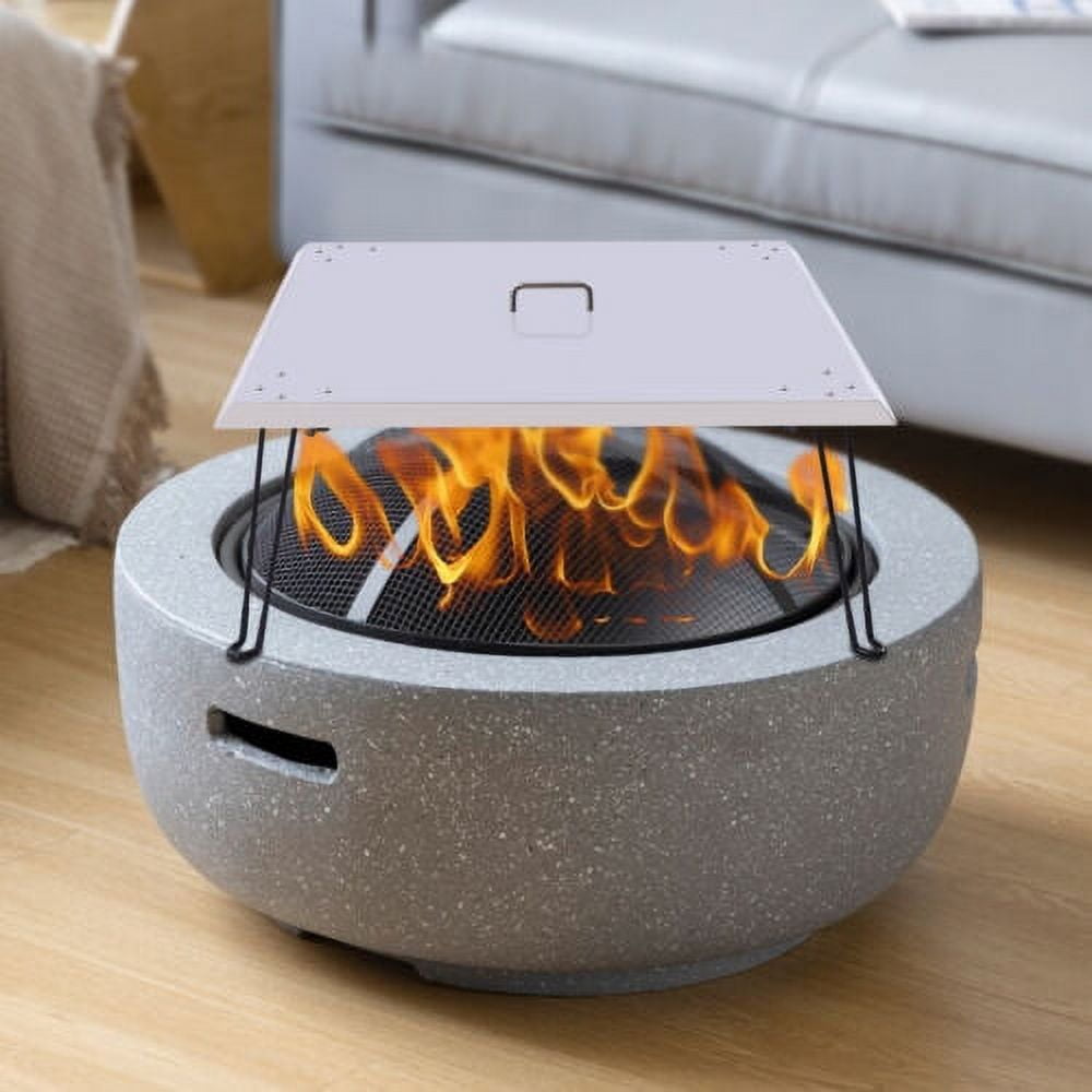 30"x30" Fire Pit Cover For Camping BBQ Fire Pit Heat Deflector ...