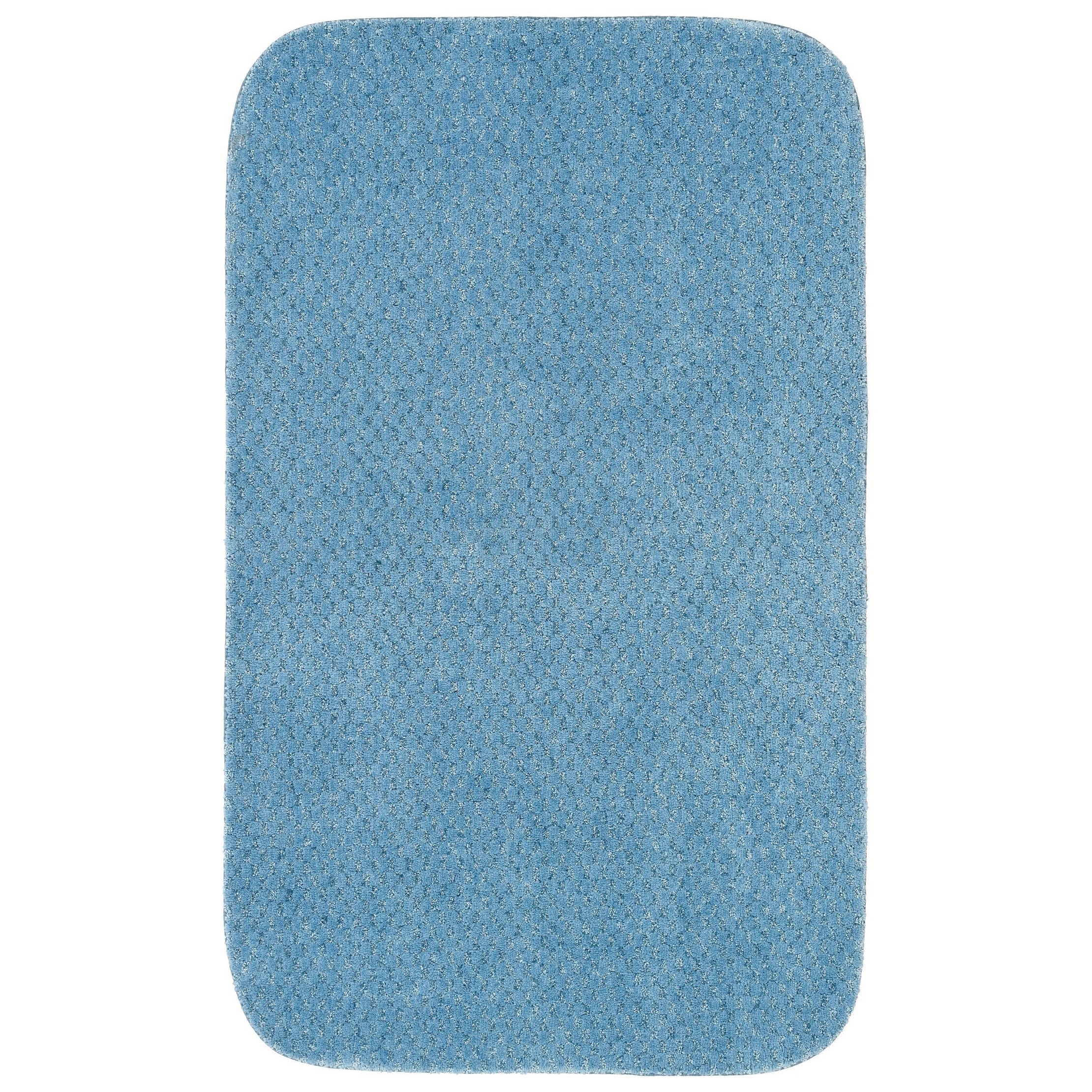 30"x50" Cabernet Nylon Washable Bath Rug Basin Blue - Walmart.com