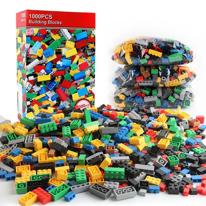 300/1000 DIY creative building blocks bulk set Urban Classic building ...