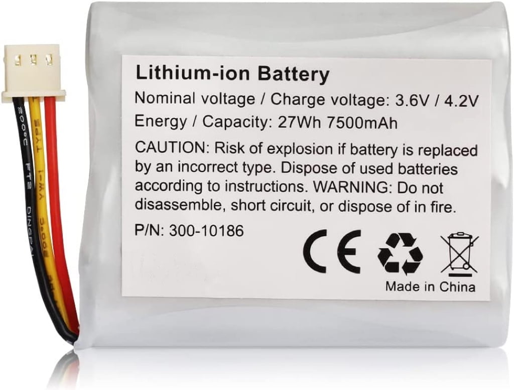 300-10186 Battery for ADT Command Smart Security Panel ADT7AIO ADT5AIO ...