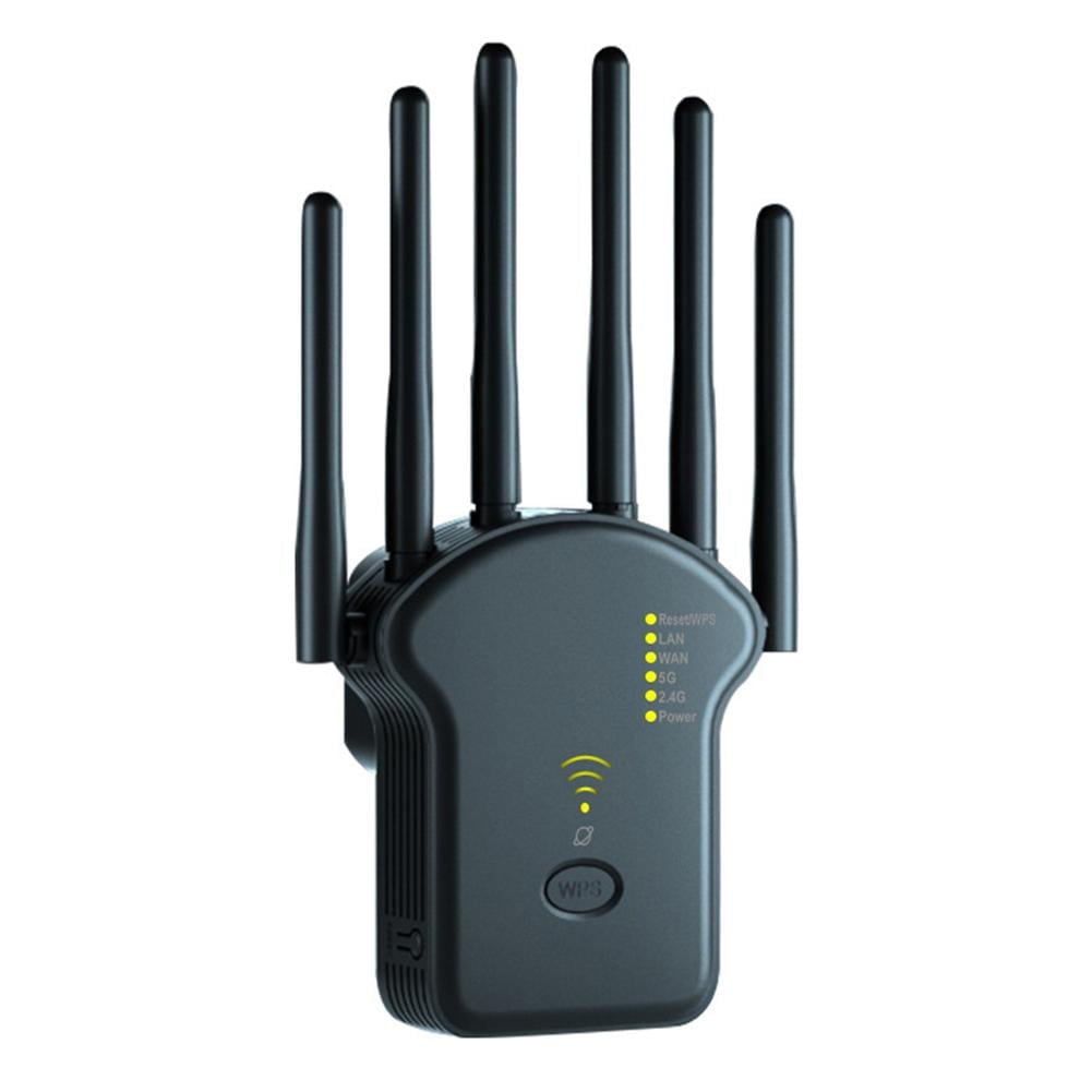 300/1200Mbps Wireless WiFi Signal Repeater Dual-Band 2.4G 5G WiFi ...