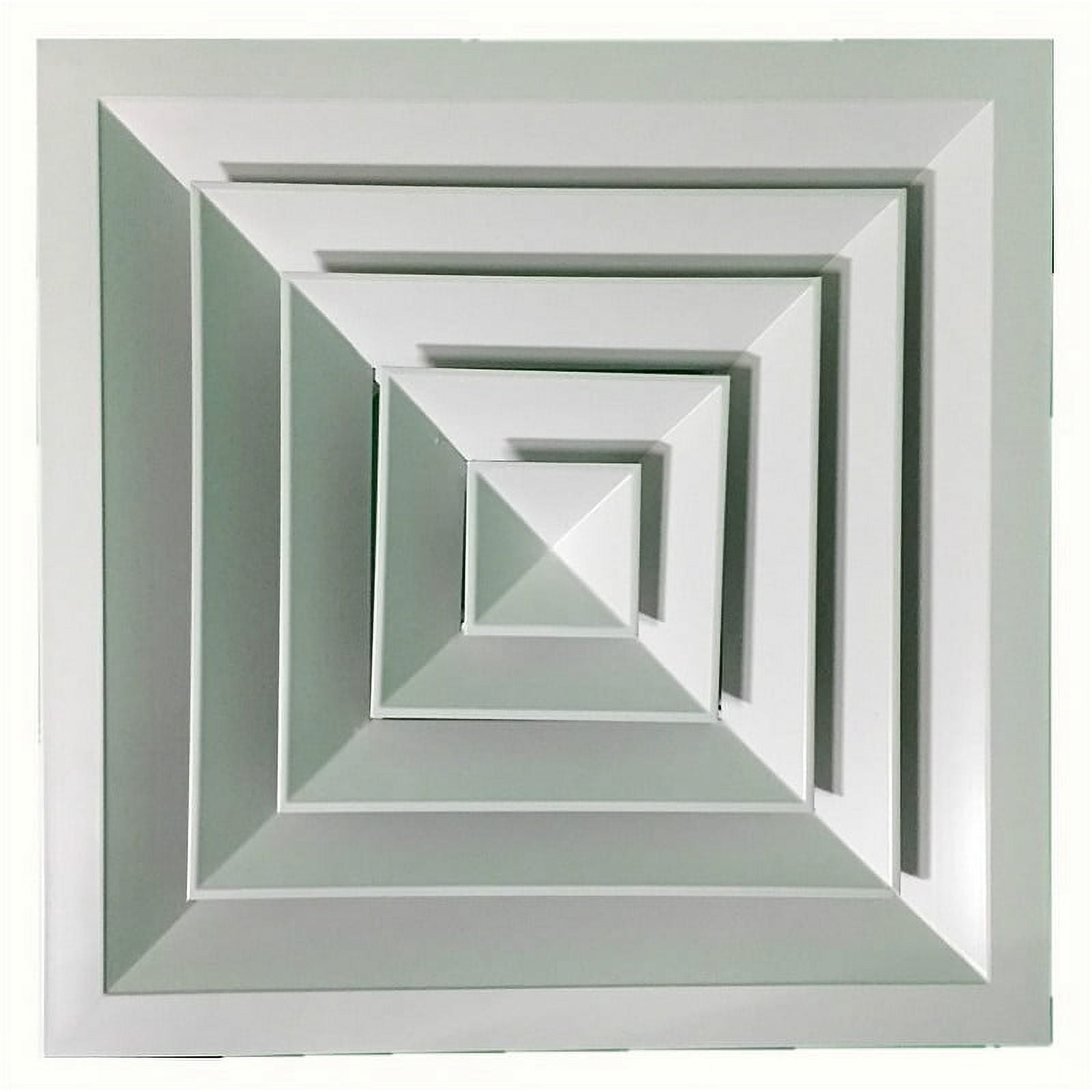 300*300mm 450*450mm Square Aluminum Alloy ABS Ceiling Diffuser Grille ...