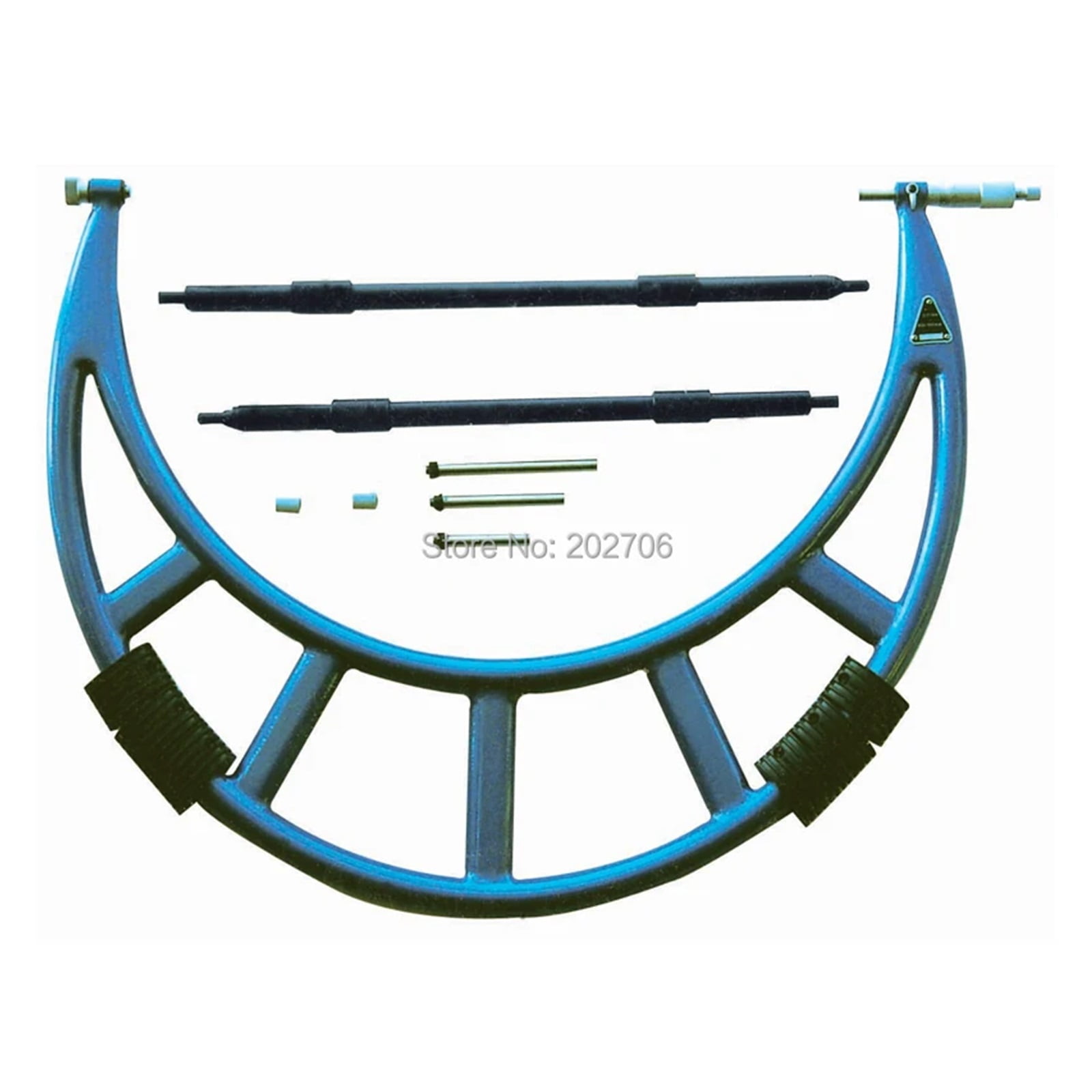 300-400mm 400-500mm 500-600mm Outside Micrometer With Interchangeable ...