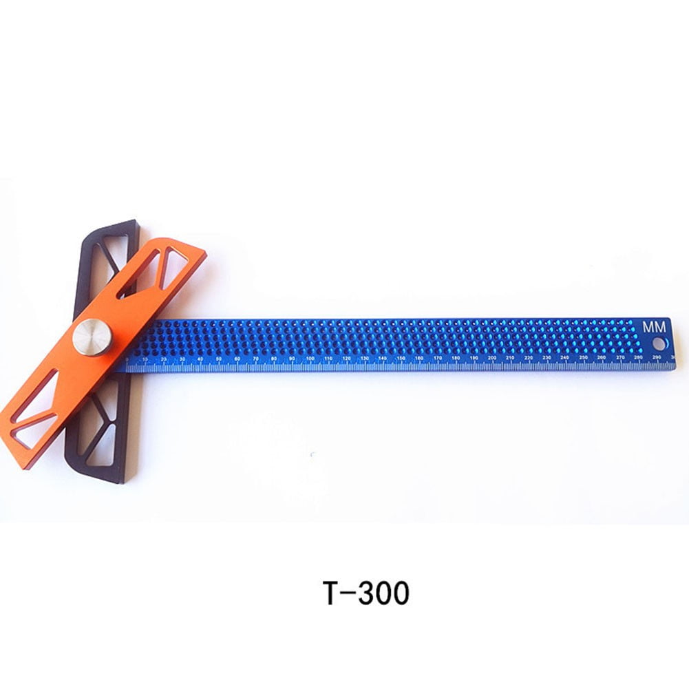 300/400mm T Type Square Ruler Aluminum Alloy Scriber Measure Marking ...
