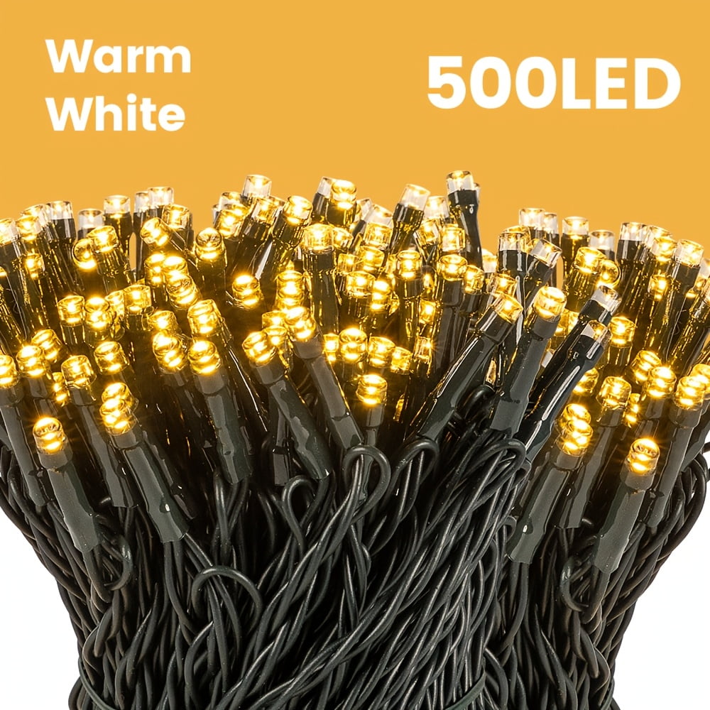 300/500LEDs Christmas Lights Outdoor Indoor String Lights 8 Modes ...