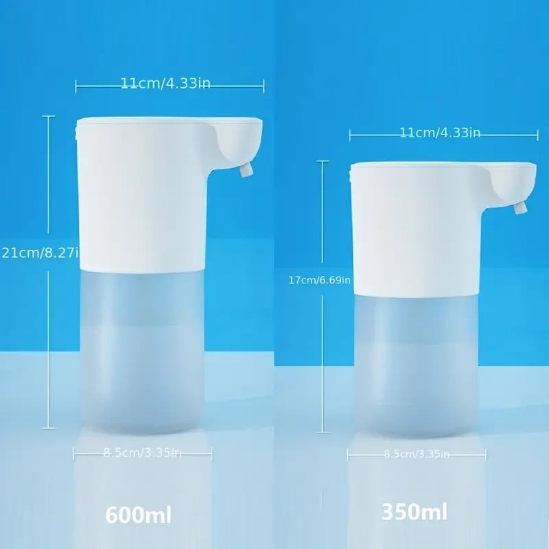 300/600ML Automatic Foam Soap Dispensers Bathroom Smart Washing Hand ...
