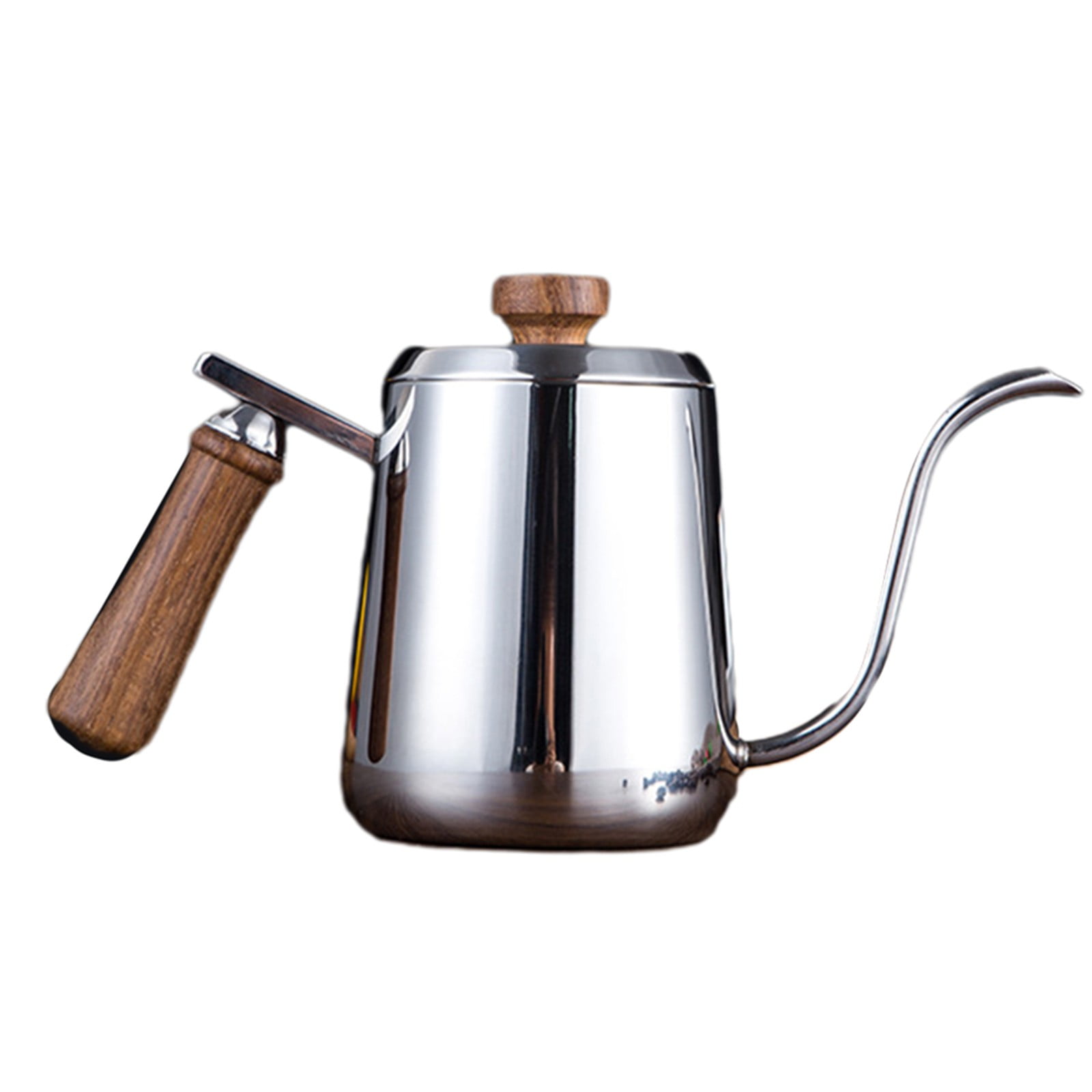 300/600ML Non-stick Stainless Steel Pour Over Coffee Tea Pot With ...