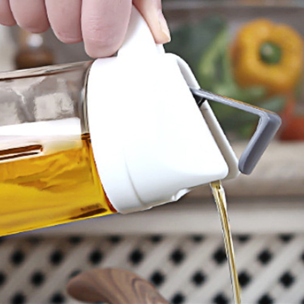 300/600Ml Oil Bottle Oil Vinegar Bottle Dispenser Baking Bbq Kitchen Fryer 600 Ml - White YIWEI ...