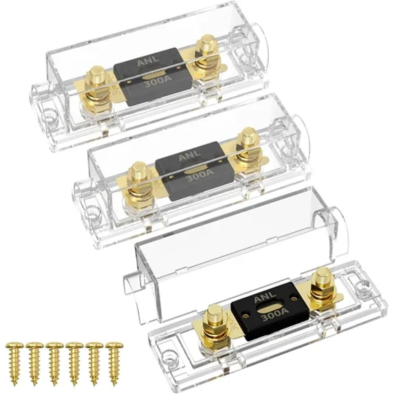 300 Amp ANL Fuse Holder with 300A ANL Fuse, ANL Fuse Block 0/2/4 Gauge for Car A - Walmart.com
