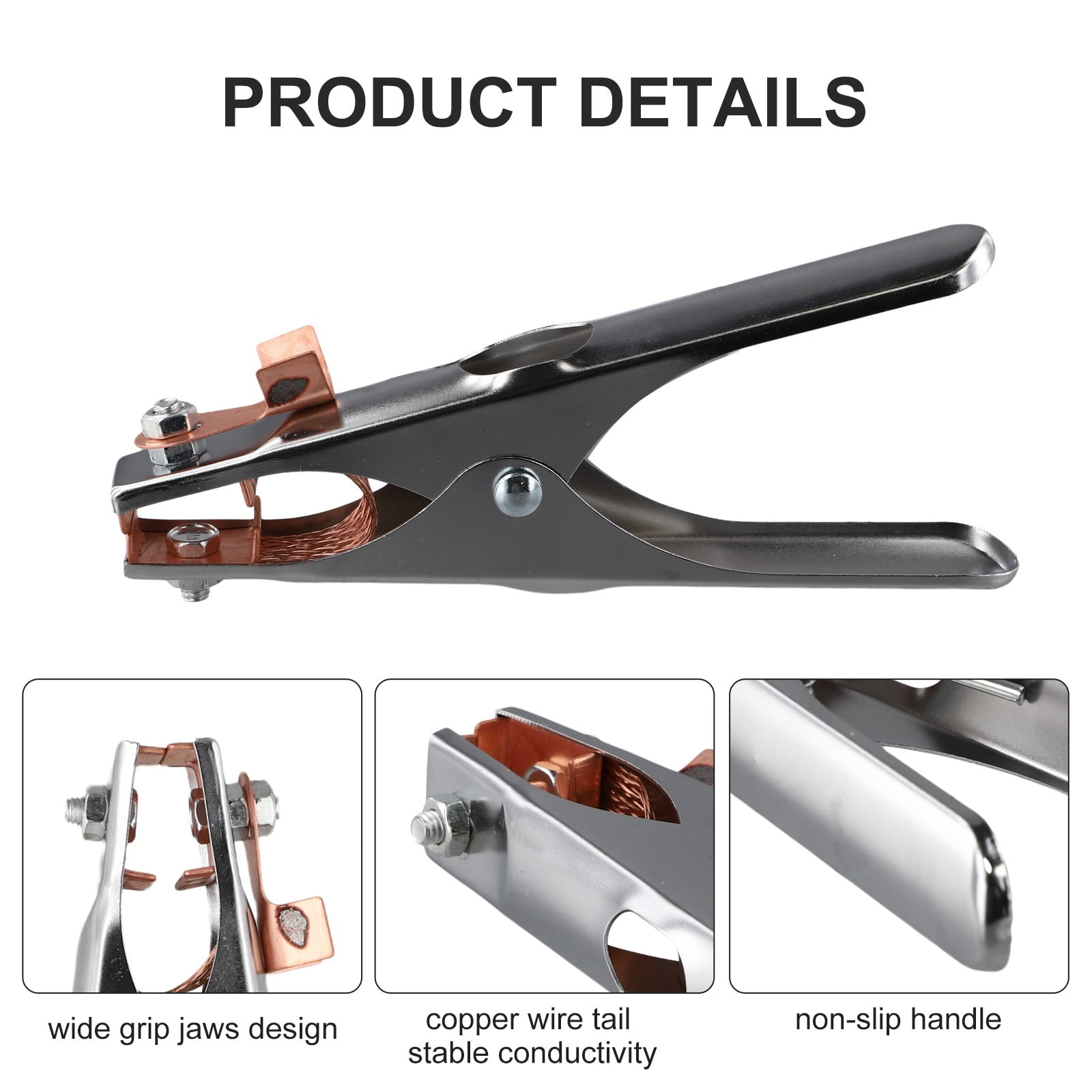 300 Amp Welding Ground Clamp, Welding Ground Suitable for MIG MMA TIG ...