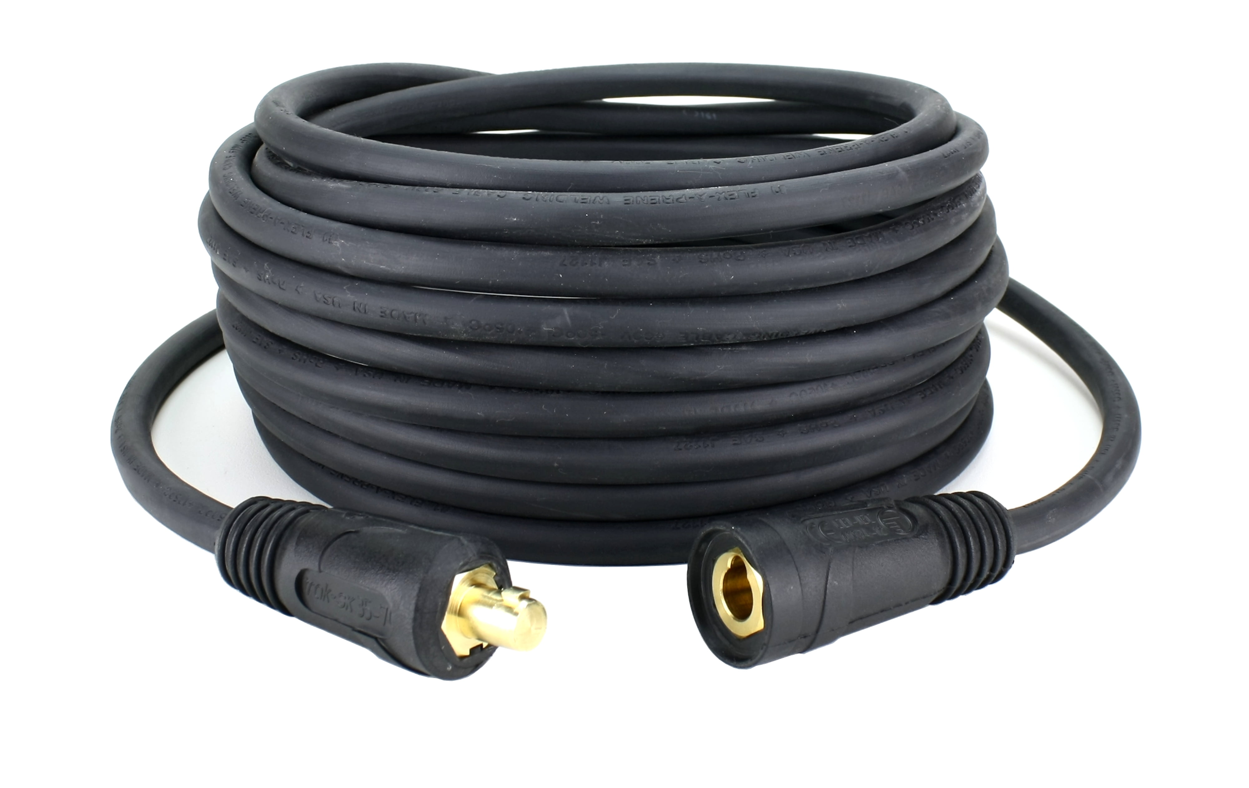 300 Amp Welding Lead Extension - Dinse 35-70 Male/Female Connector - #1 ...