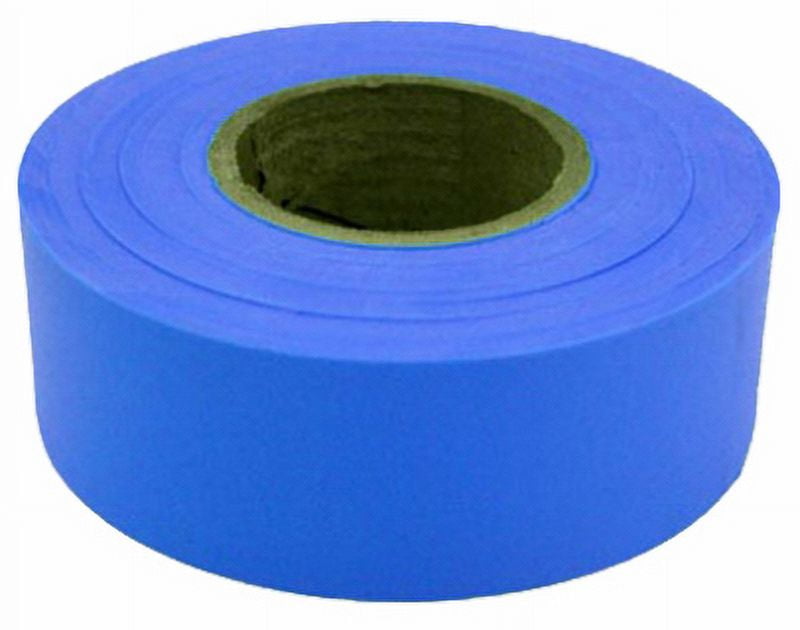 300', Blue, Flagging Tape, Weatherproof Poly Vinyl Chloride For Harsh ...