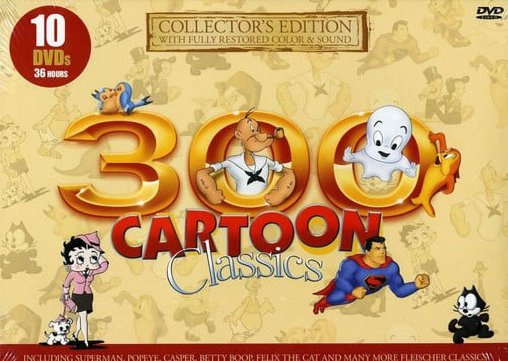 Pre-Owned 300 Cartoon Classics (DVD) - Walmart.com