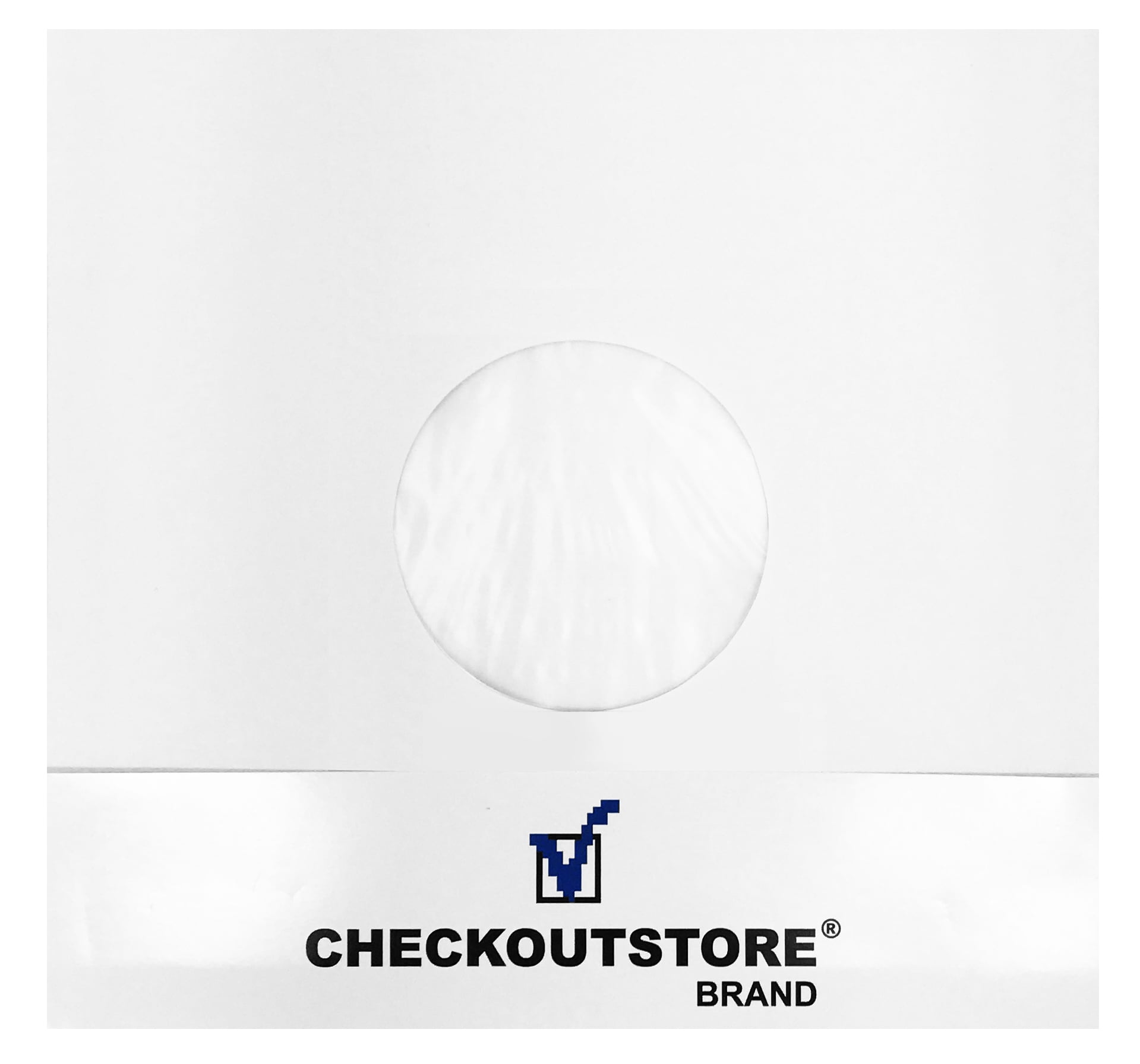300 CheckOutStore Paper Record Polylined With Hole for 10" Vinyl ...