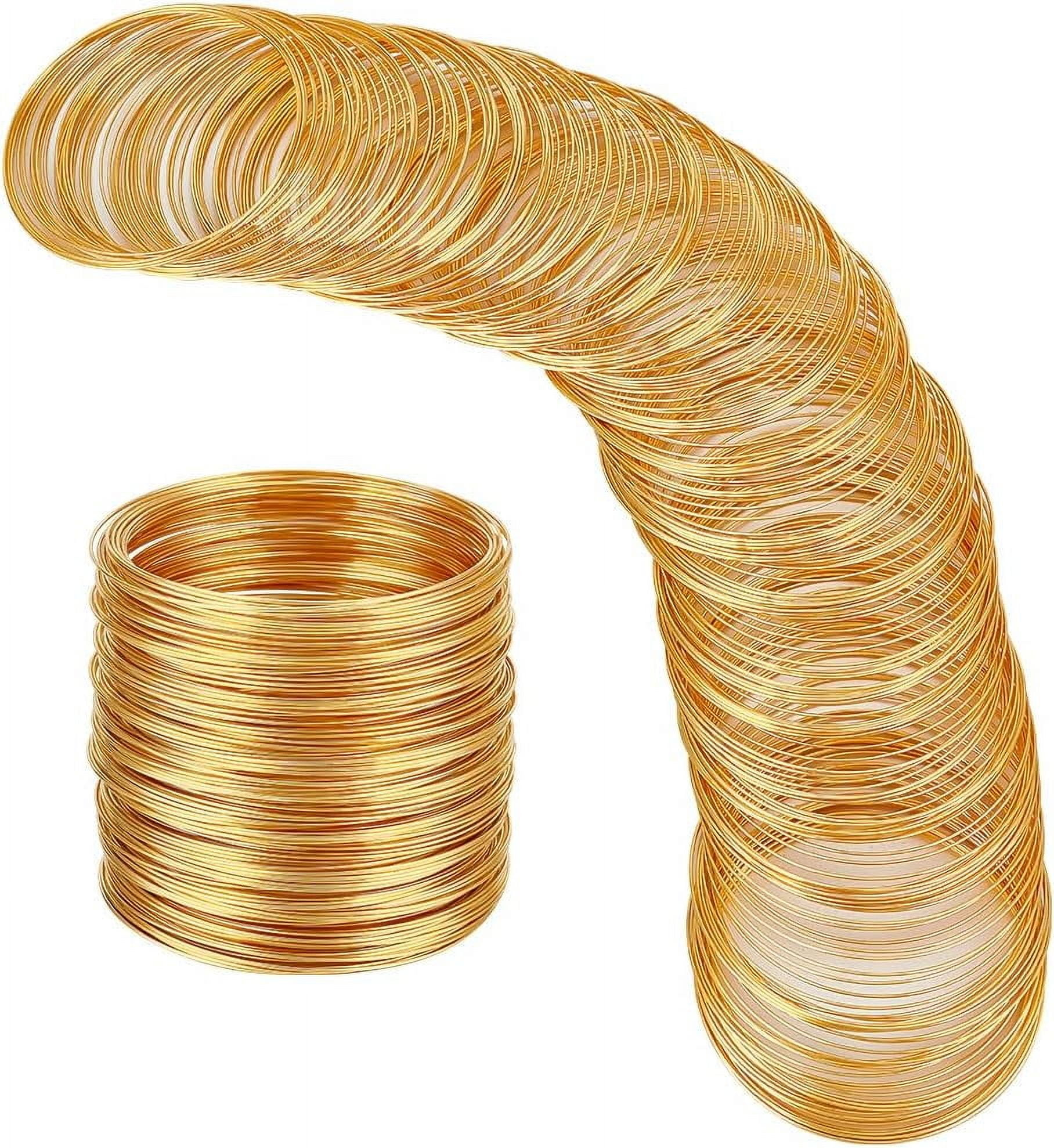 300 Circles Jewelry Wire Memory Beading Memory Wire Bracelets Steel ...