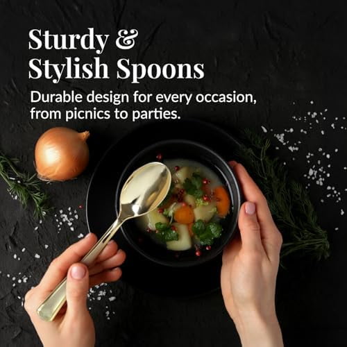 300 Clear Plastic Spoons Bulk - Durable Disposable Plastic Silverware ...