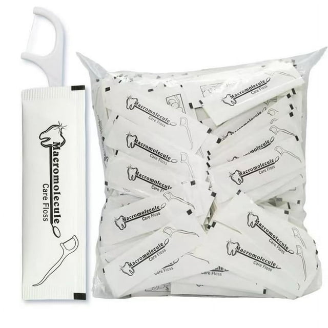 300 Count Dental Floss Picks Individually Wrapped,Leiouna Flossers ...