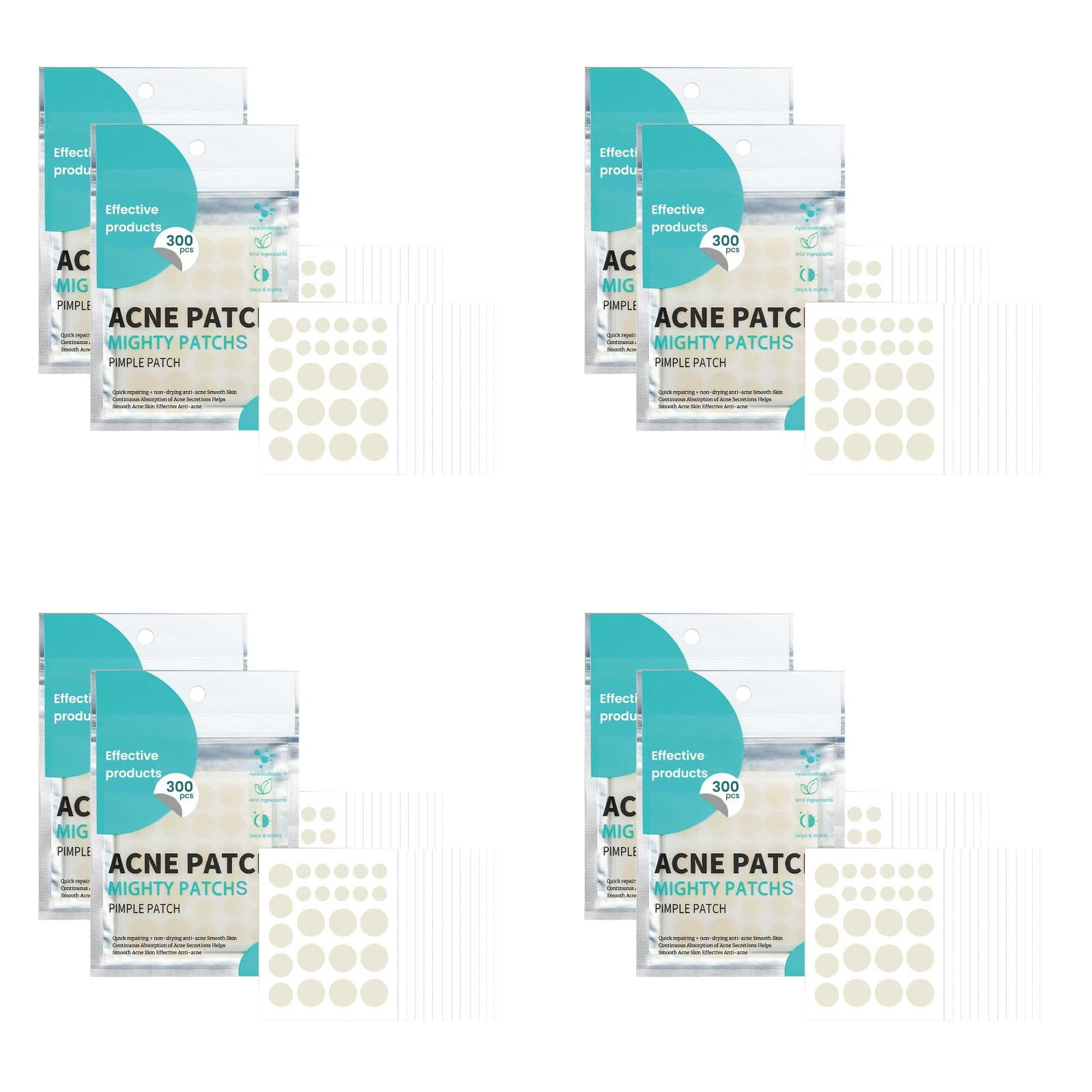 300 Count Pimple Patches for Face, Hydrocolloid Acne Patch Bulk, Acne ...