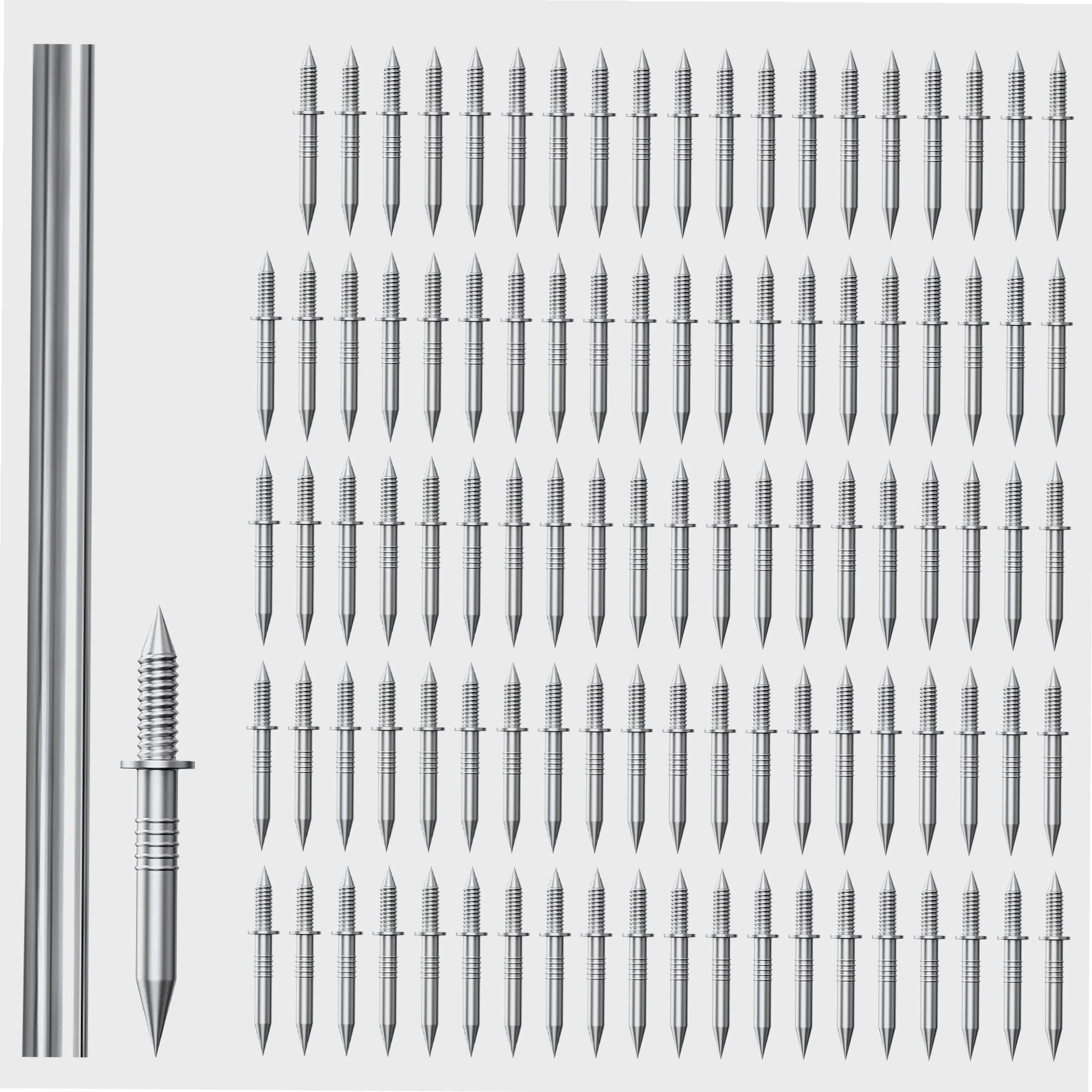 300 Counts Double-Headed Skirting Thread Seamless Nail Non Marking ...