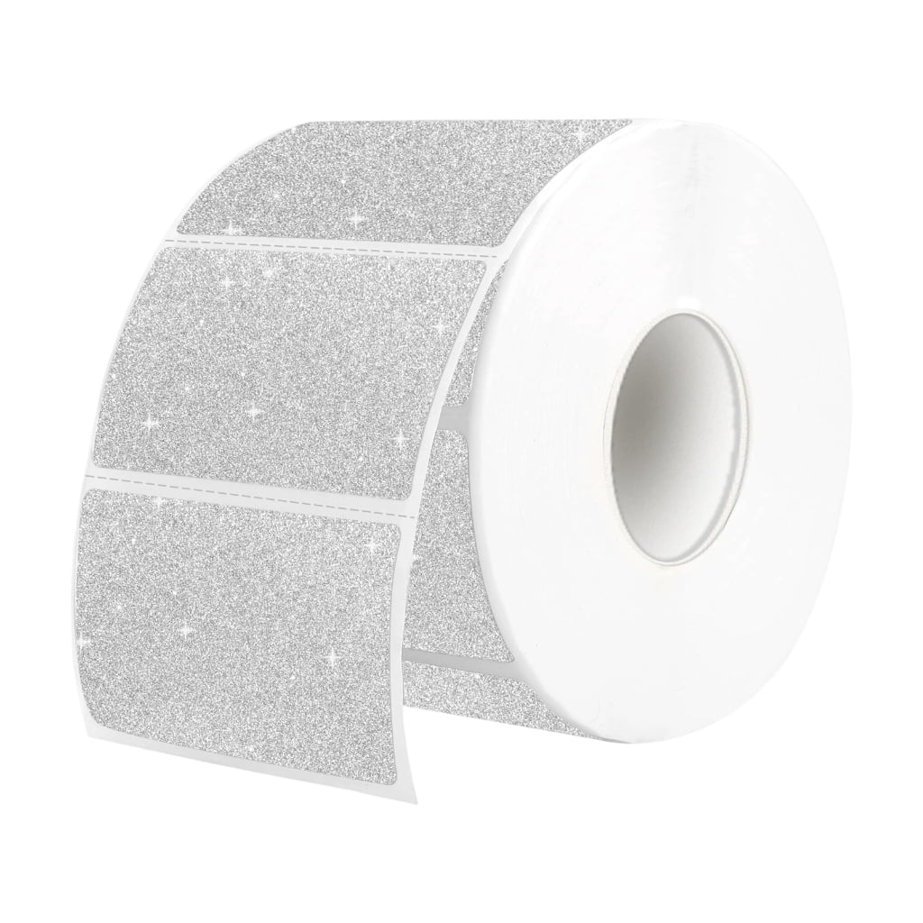 300 Counts Sparkling Thermal Label Water Resistant Adhesive Label ...
