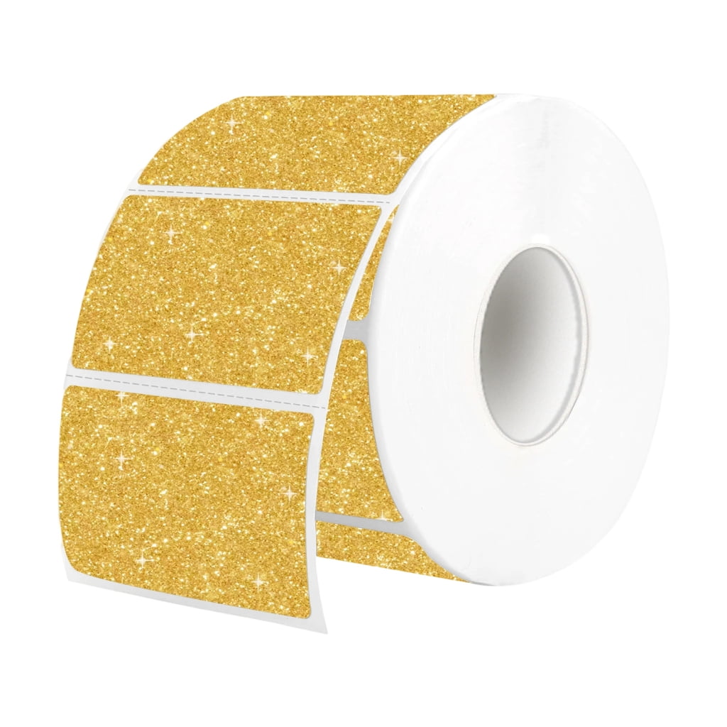 300 Counts Sparkling Thermal Label Water Resistant Adhesive Label ...