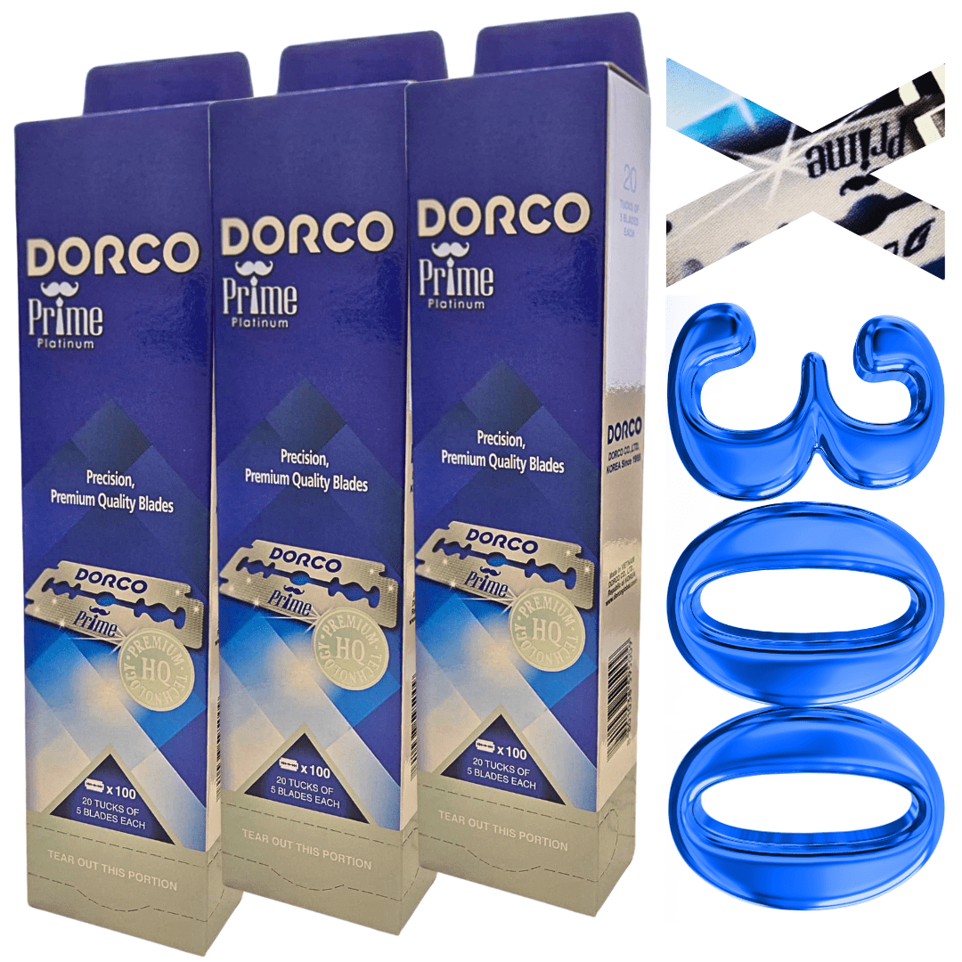 300 Dorco Prime STP301 Double Edge Razor Blades - Walmart.com