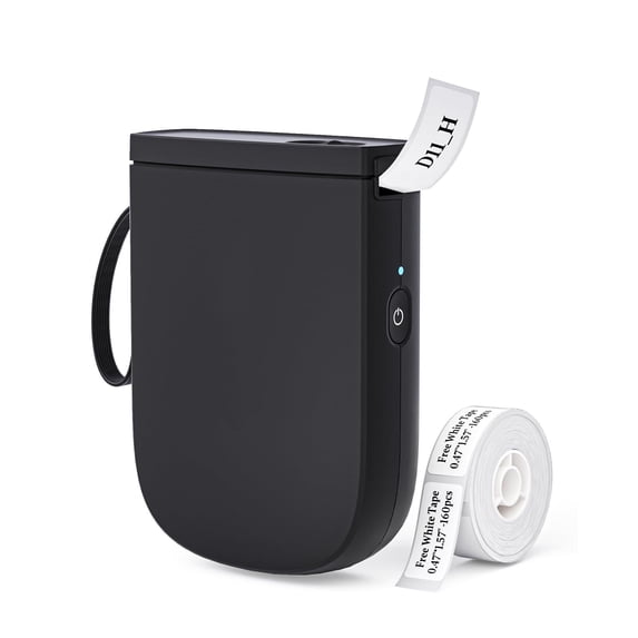 300 Dpi D11 Label Maker Machine With 1 Tape Mini Portable Printer ...