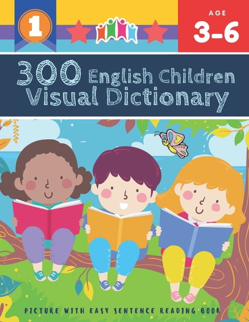 300 English Children Visual Dictionary Picture with Easy Sentence ...