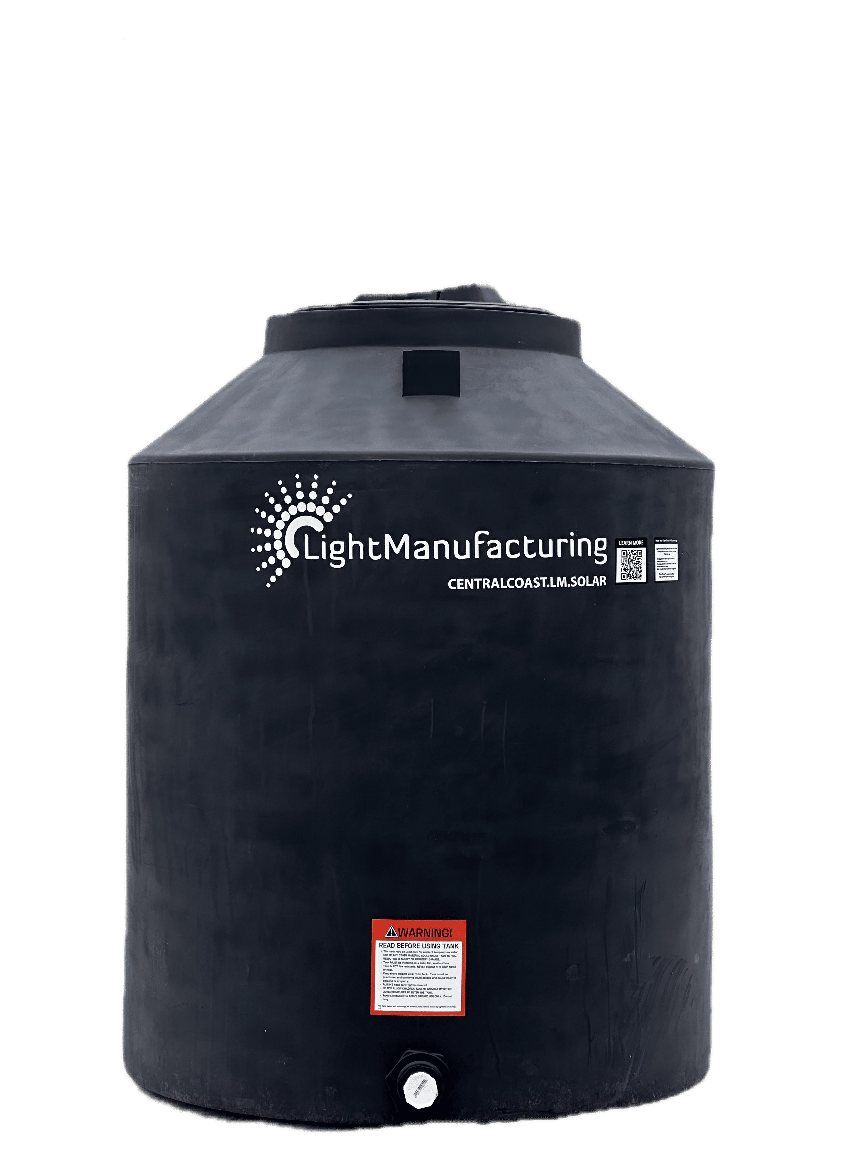 300 Gallon Water Storage Tank, Drain Spout Rain Catchment - Walmart.com