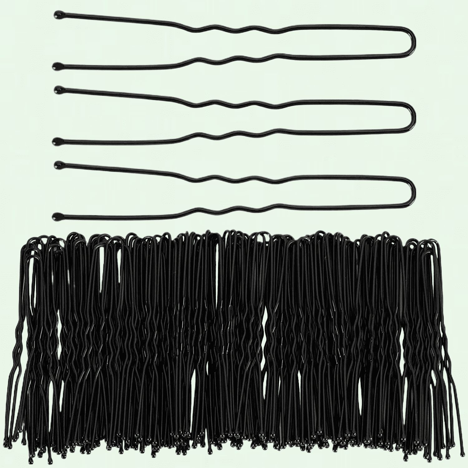 300 Hair Bun Bobby Pins U Shaped, Anti-Static Hair Grips with Box, 6 CM ...
