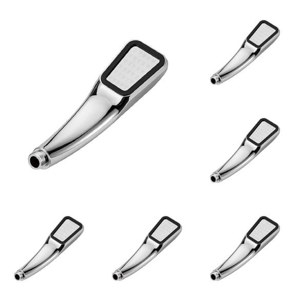 300 Holes Square High Pressure Handheld Shower Head, Chrome Finish ABS ...