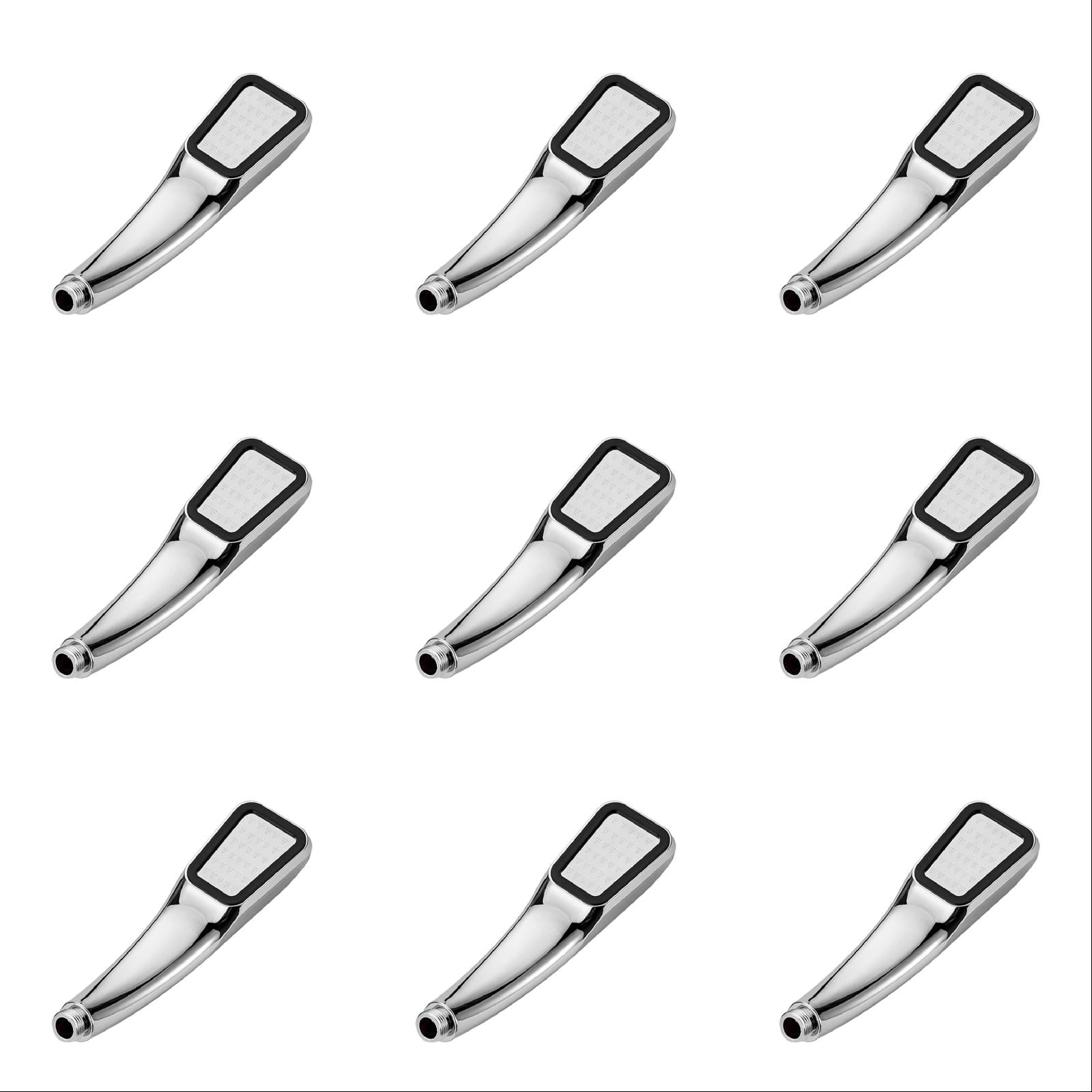 300 Holes Square High Pressure Handheld Shower Head, Chrome Finish ABS ...