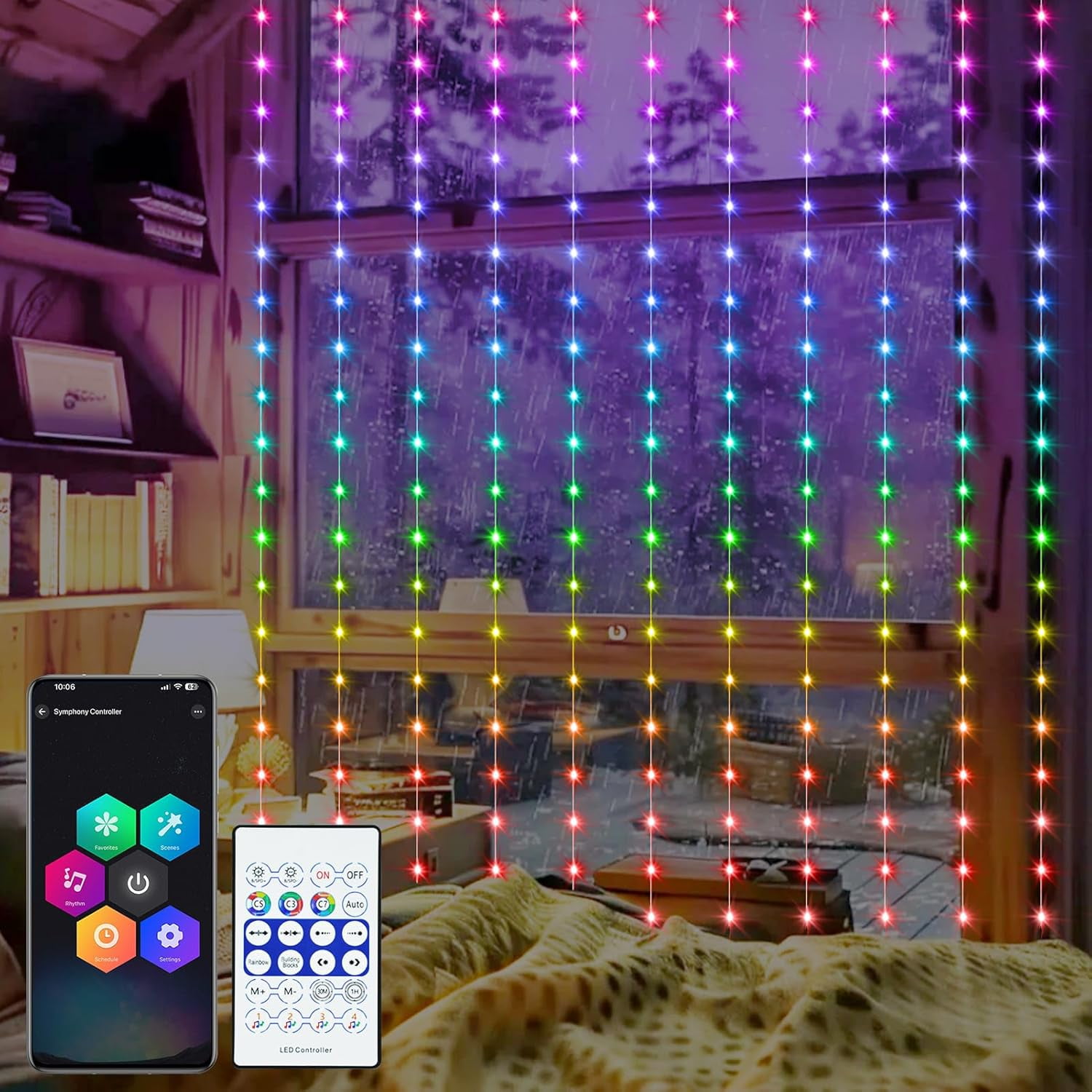 Battery Operated Curtain Lights