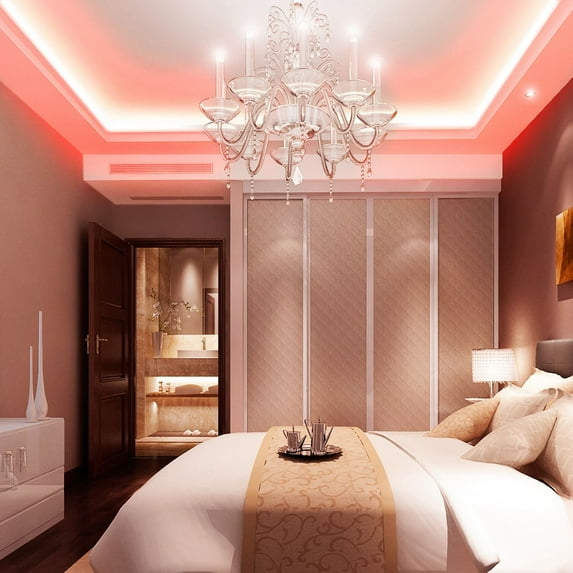 300 LEDs Strip Lights 5M 16.5ft 20 Colors RGB IP65 Waterproof LED Strip ...