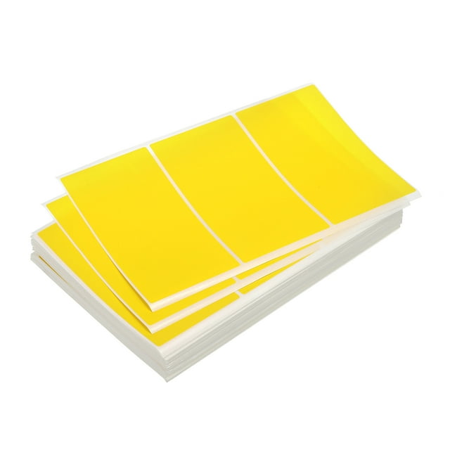 300 Labels Colored Rectangle Stickers, Color Code Sticker 4x2 Inch Self ...