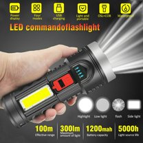 G1400 Military Tactical Flashlight - High Lumens, 5 Modes, Adjustable ...