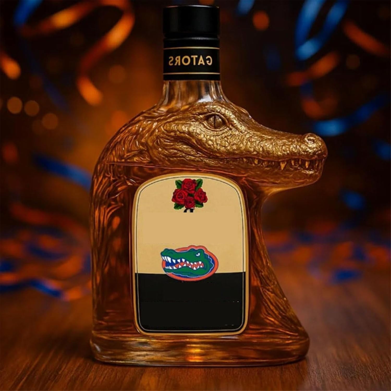 300 Ml Whiskey Decanter - Gator Bottle Funny Whiskey Decanter, Engraved ...